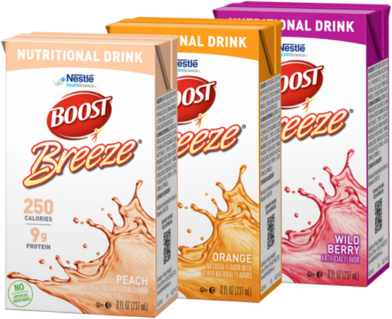 BOOST Breeze®, Variety Case, 27 x 8 fl oz cartons - Direct Patient ...